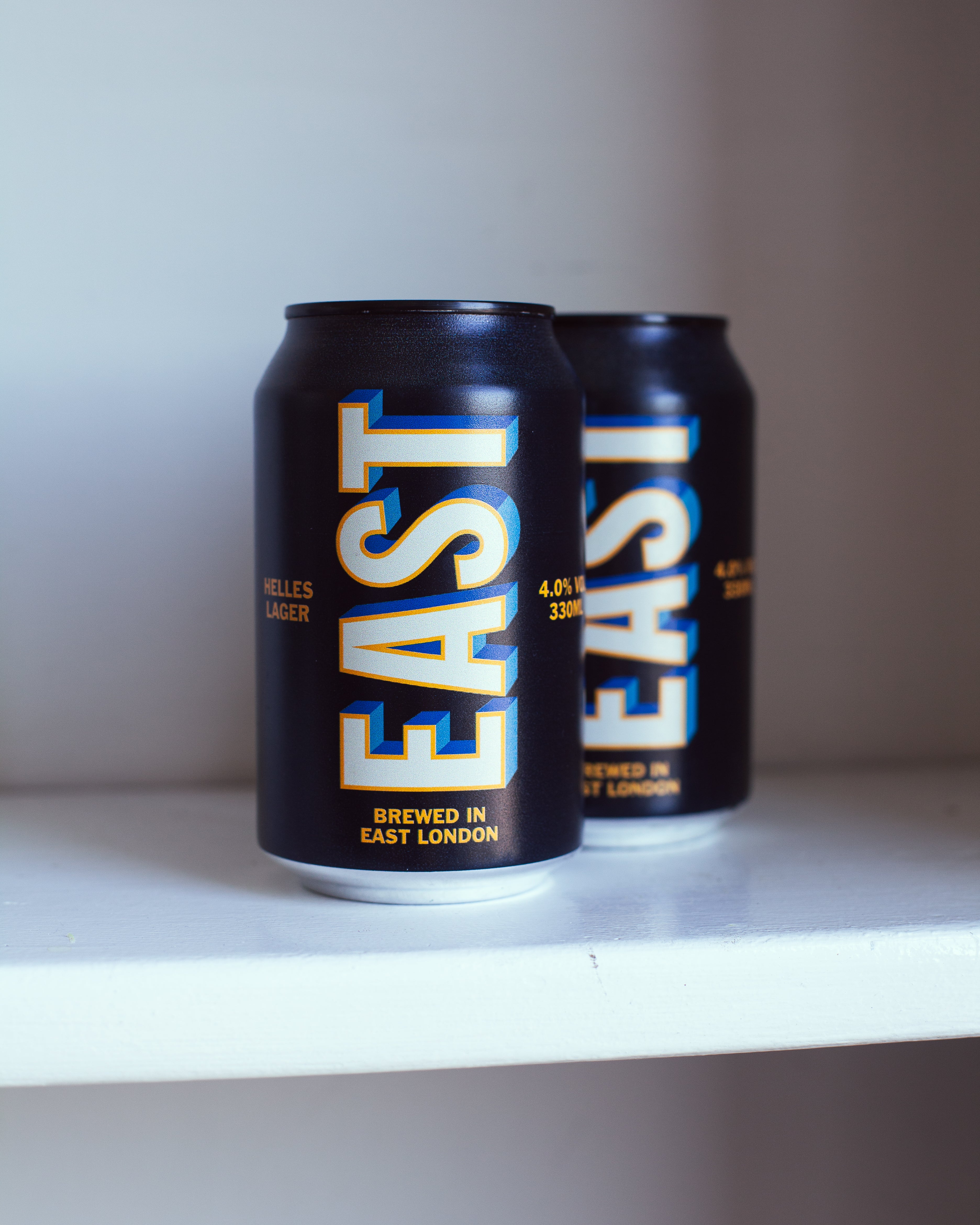 EAST London Lager 330ml Case of 12 Cans – East London Brewing Company